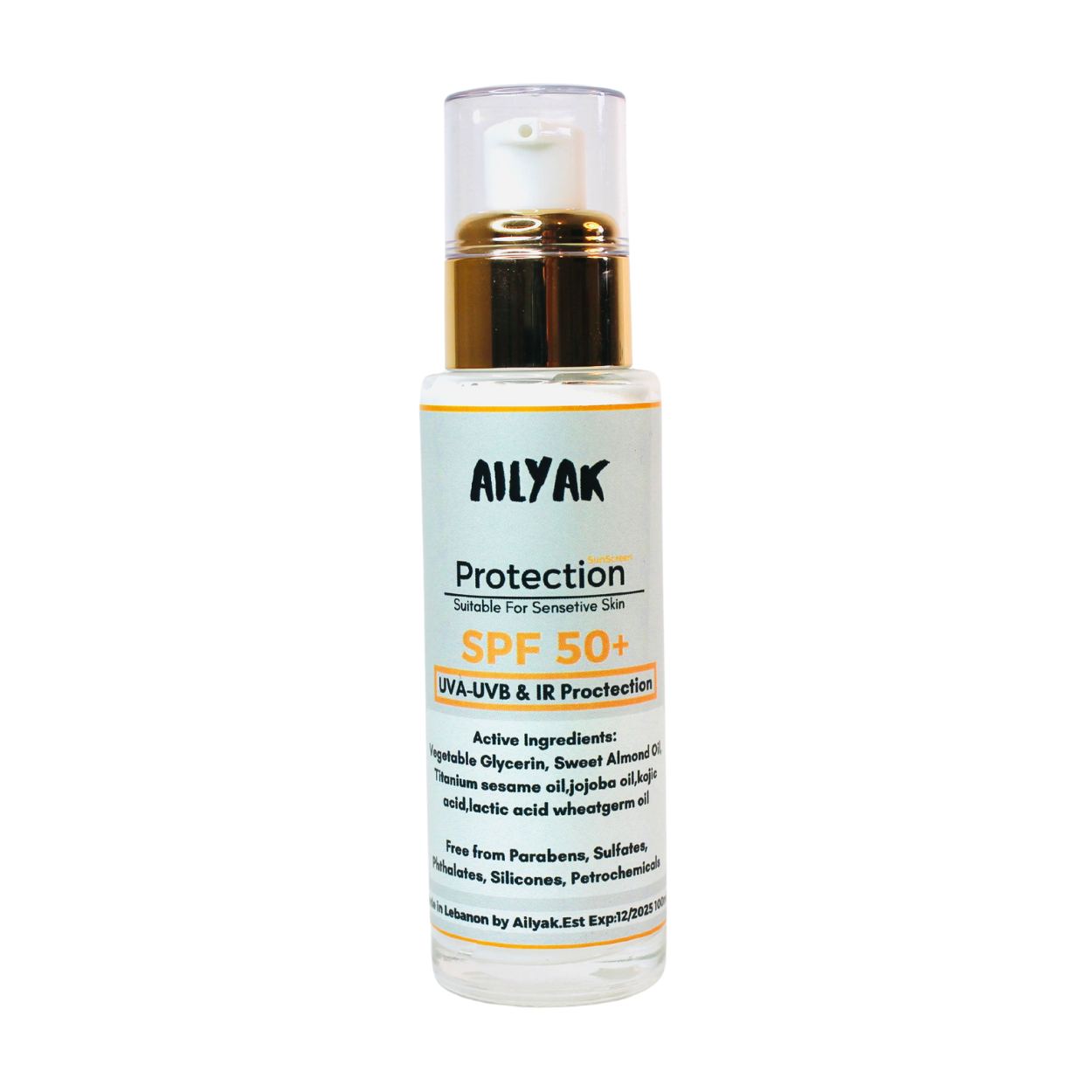 Sunscreen SPF50+ – Ailyak Shop